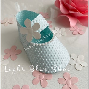 Embossed Cardstock Baby Shoe Favors: Set of 10 Single Shoes - Etsy