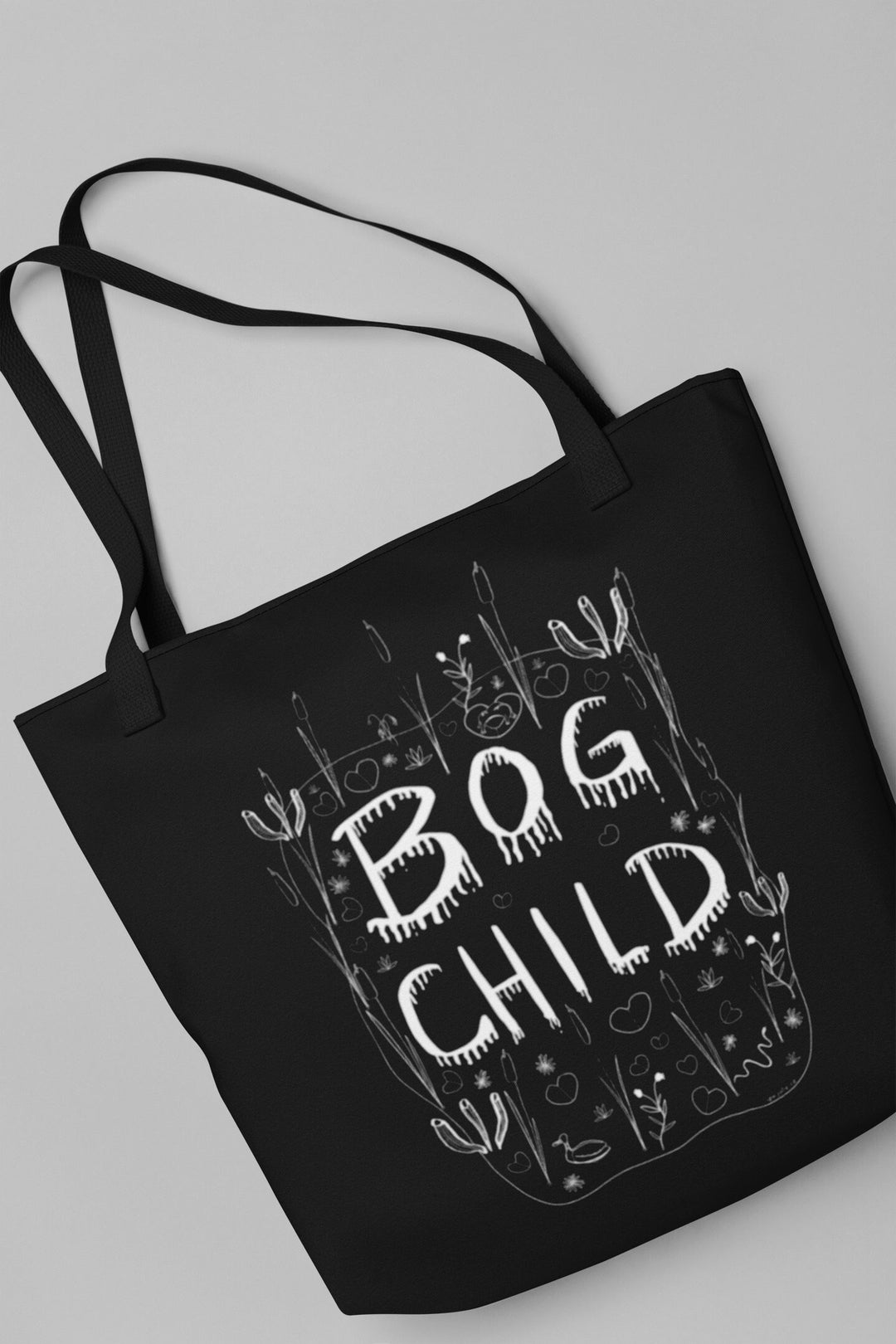 TOTE BAG Bog Child Weird Folk Art Print Birthday Housewarming - Etsy