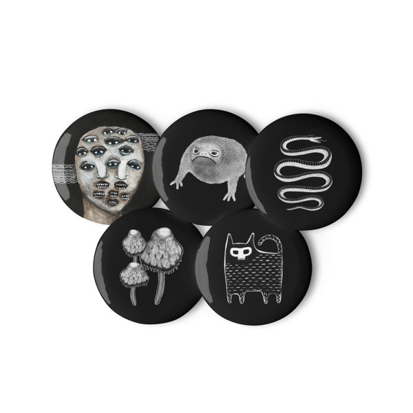 Pinback Button Set - Etsy