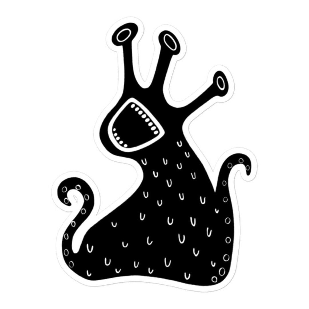 VINYL STICKER Monster Tentacle Alien Art Weirdcore Birthday Gifts Weird ...
