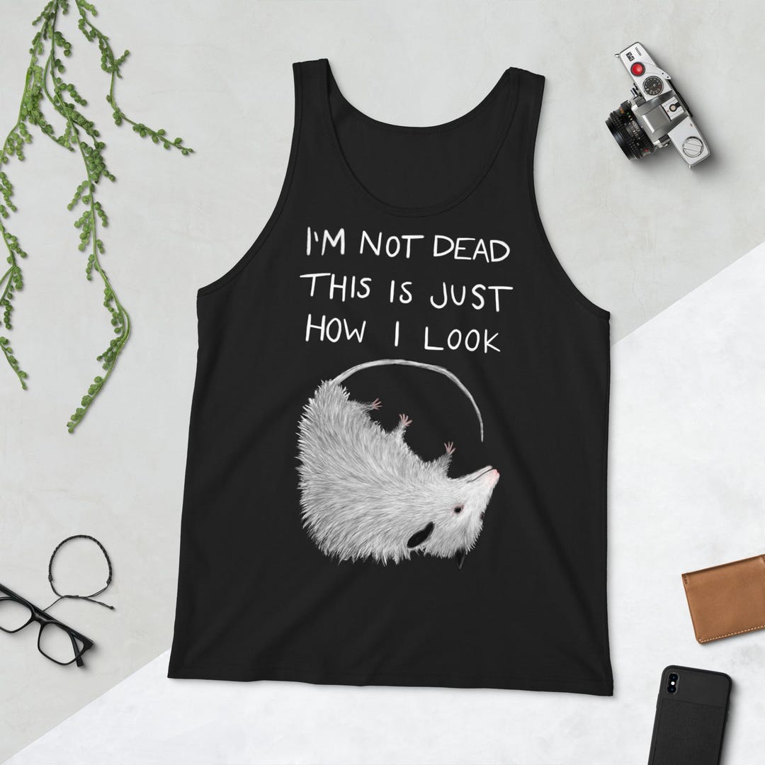TANK TOP 'possum Not Dead Dark Academia Weird Witchcore Gothic Cute ...