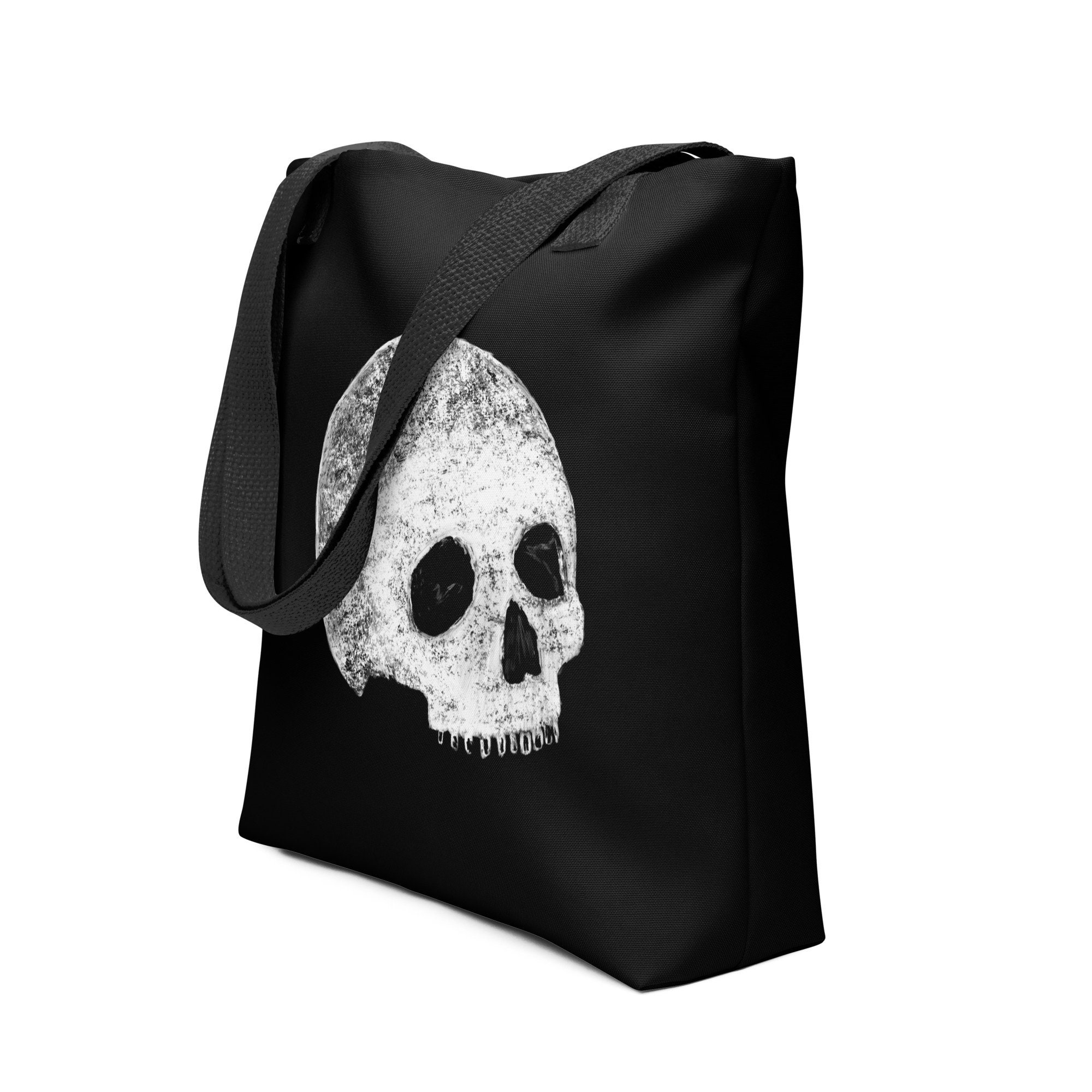 TOTE BAG Skull Human Skeleton Anatomy Bags Folk Art Gothic Birthday ...