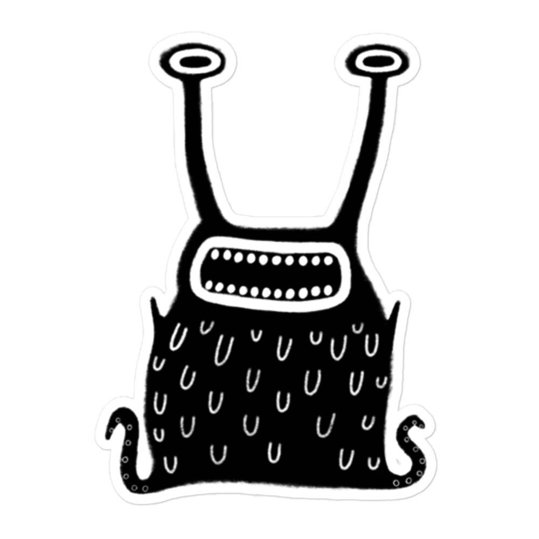 VINYL STICKER Monster Tentacle Alien Art Weirdcore Birthday Gifts Weird ...