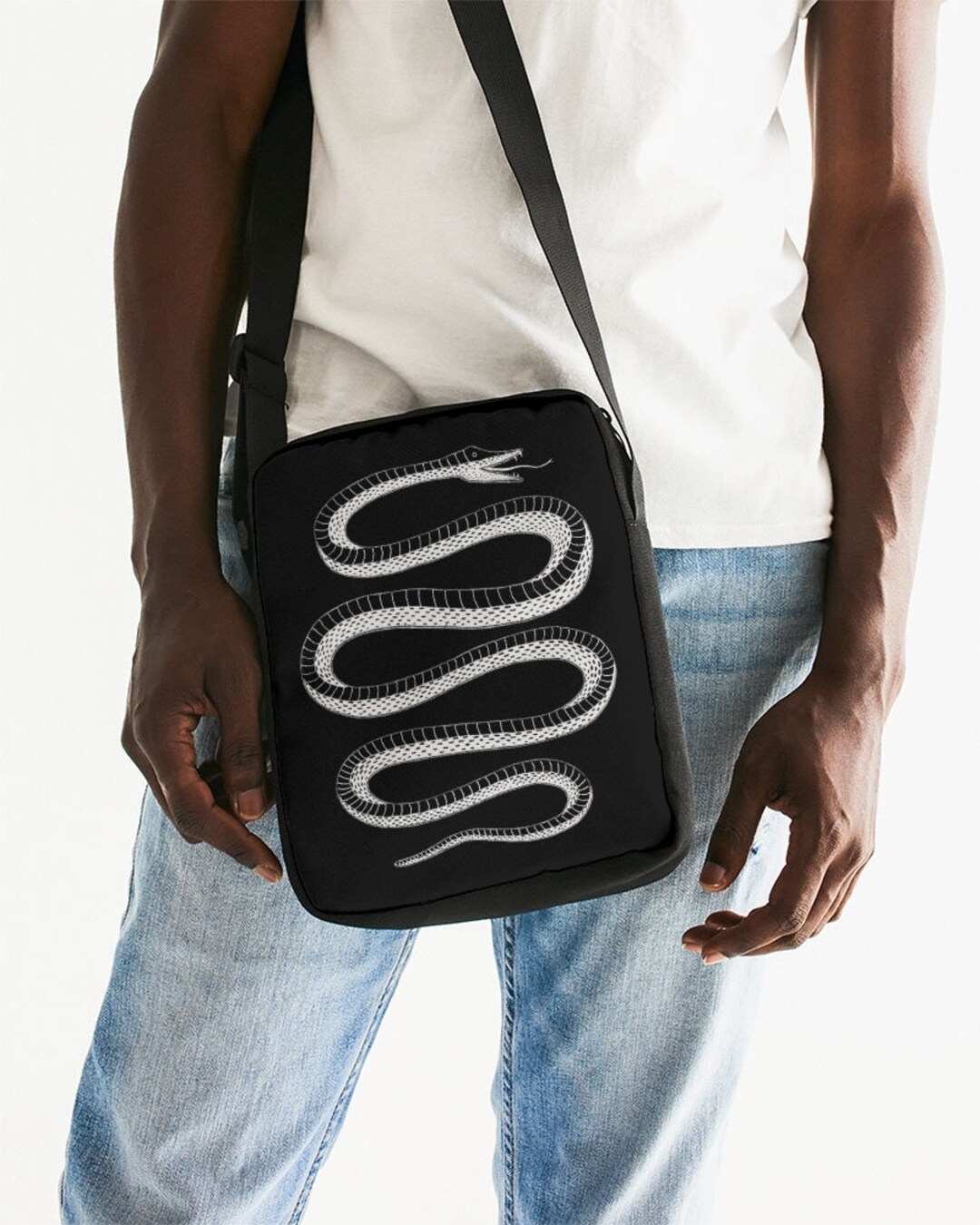 MESSENGER BAG Snake Crossbody Bag Satchel Dark Academia Goblincore ...