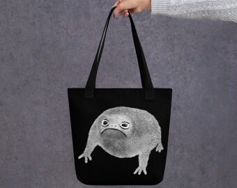 VINYL STICKER Weird Frog Folk Art Goblincore Cape Rain Frog - Etsy