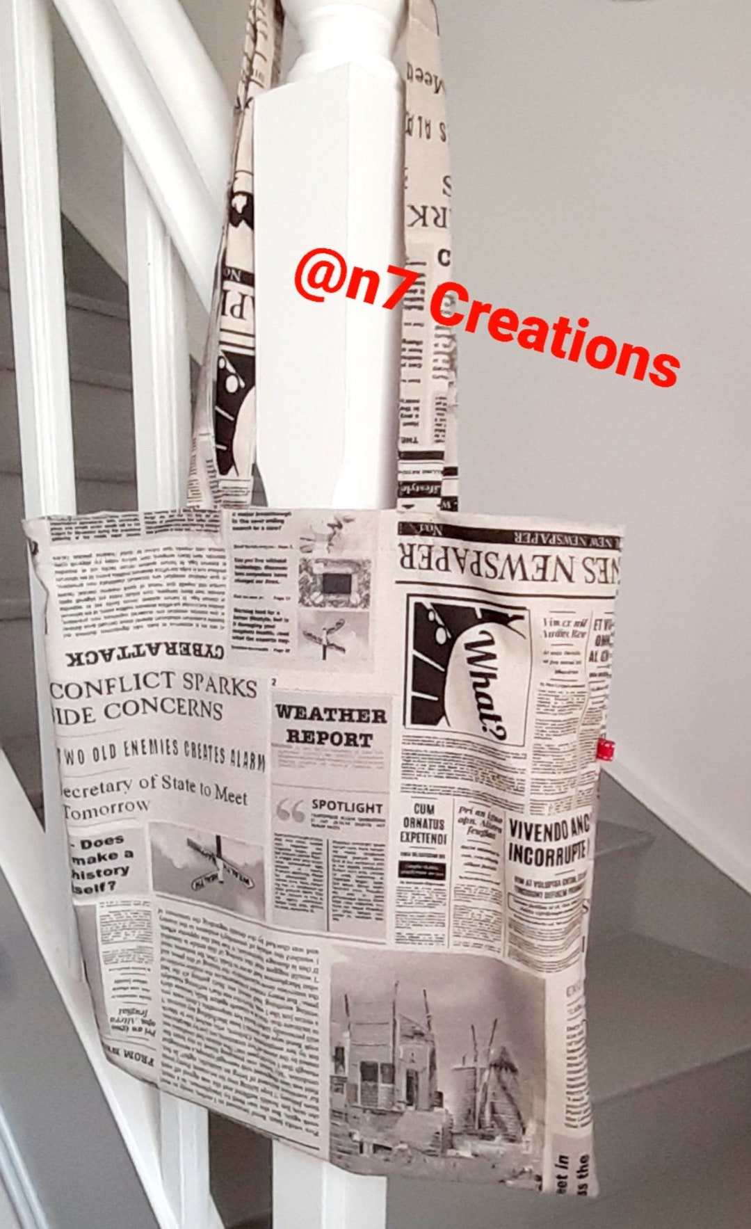 Tote Bag "journal " - Etsy