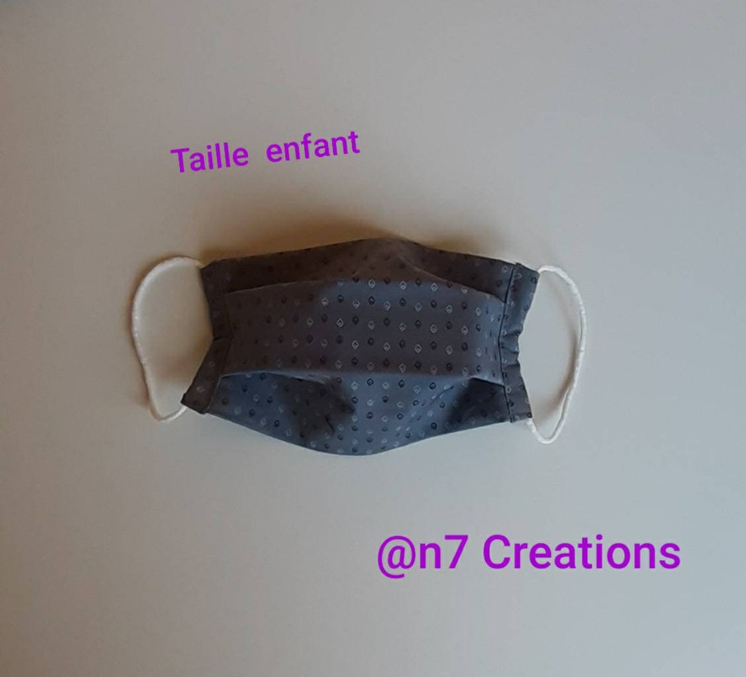 Cree Mask, Blue-grey With Small Patterns Child Size - Etsy