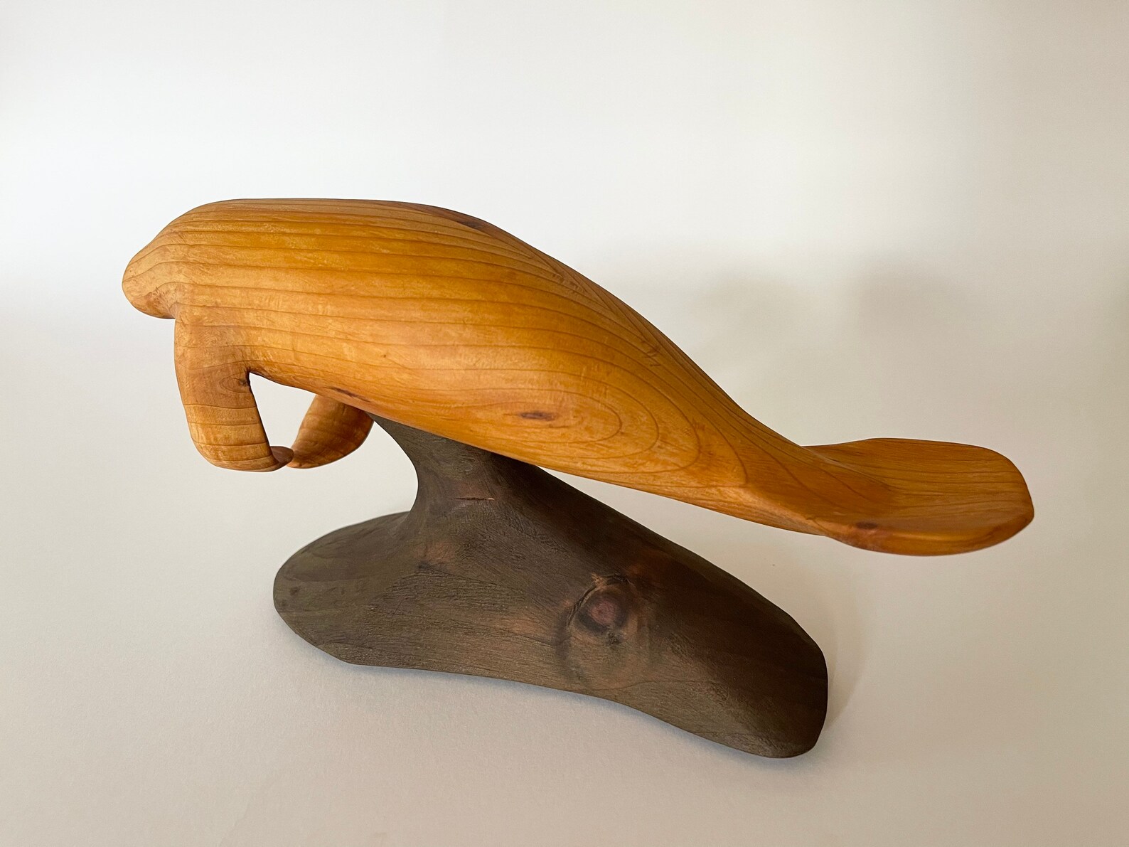 Hand-carved Wood Original Manatee Art/sculpture/decor - Etsy