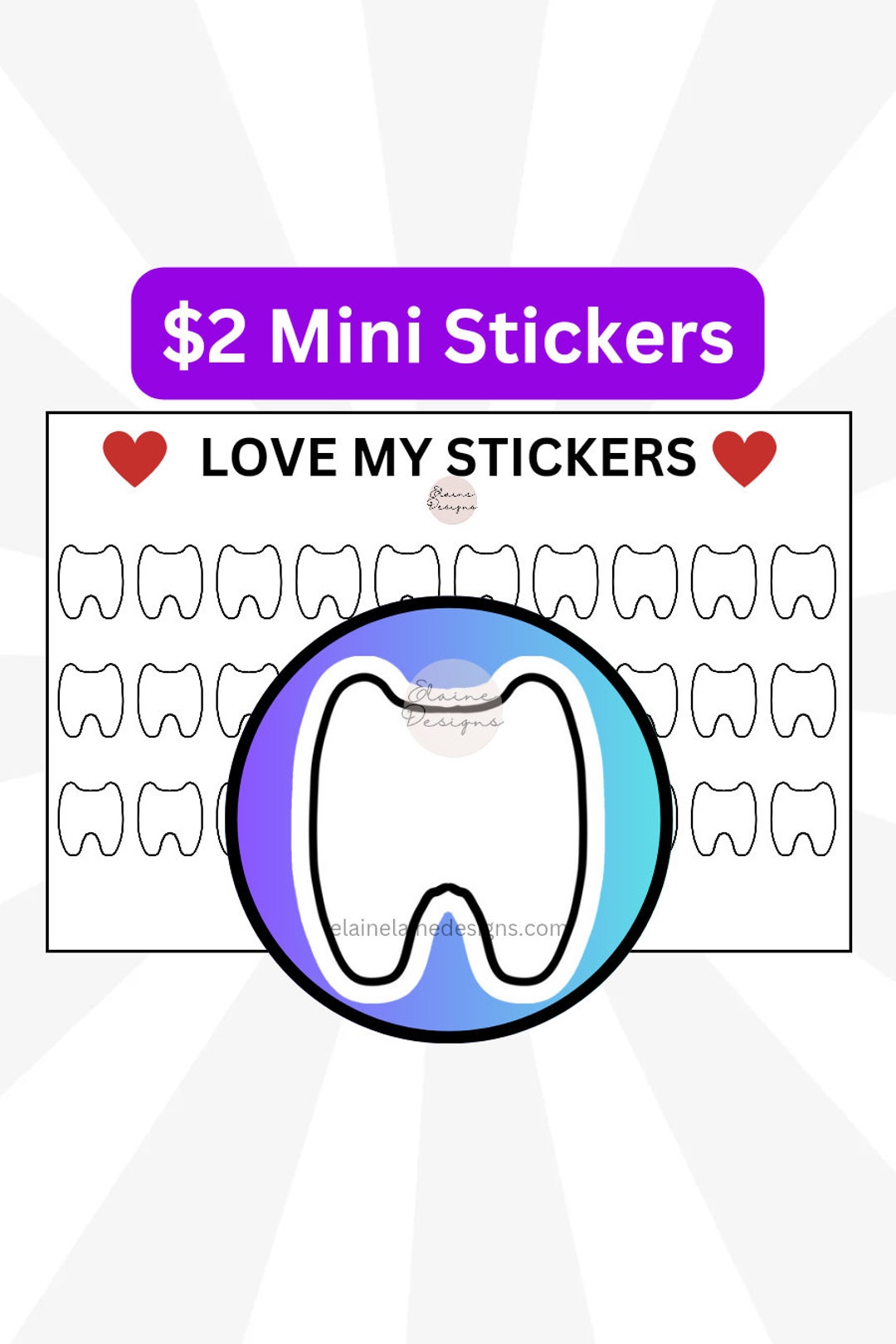 Dentist Sticker, Dentist Planner Sticker, Tooth Sticker, Dentist Icon ...