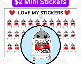 Planner Sticker Shark Week / Period Tracker - Etsy
