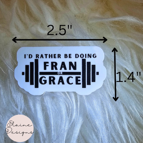 Crossfit Sticker, Girl Workout Sticker, Flower Lift Sticker ...
