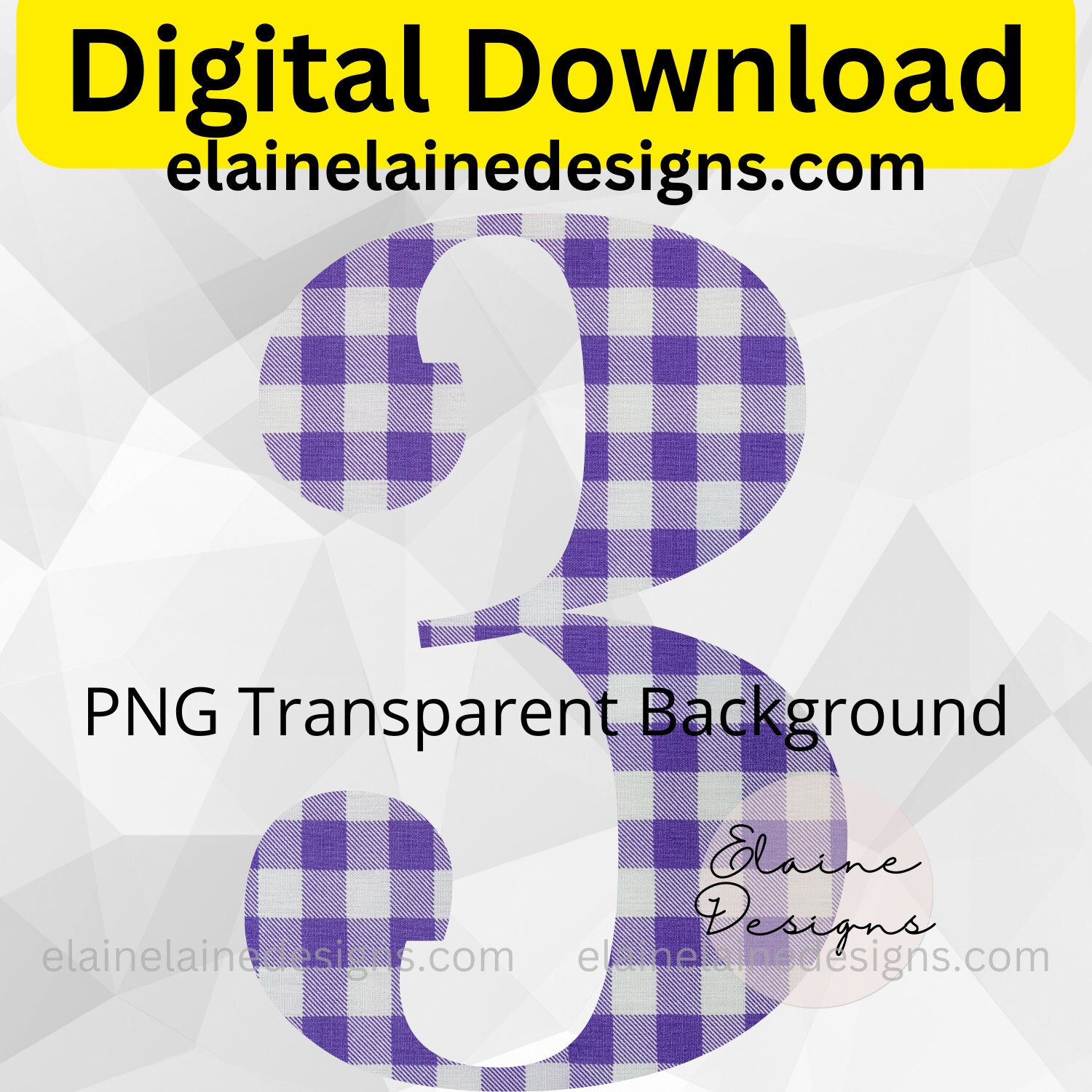 Gingham Numbers, Numbers Print, Printable Numbers, Plaid Numbers ...