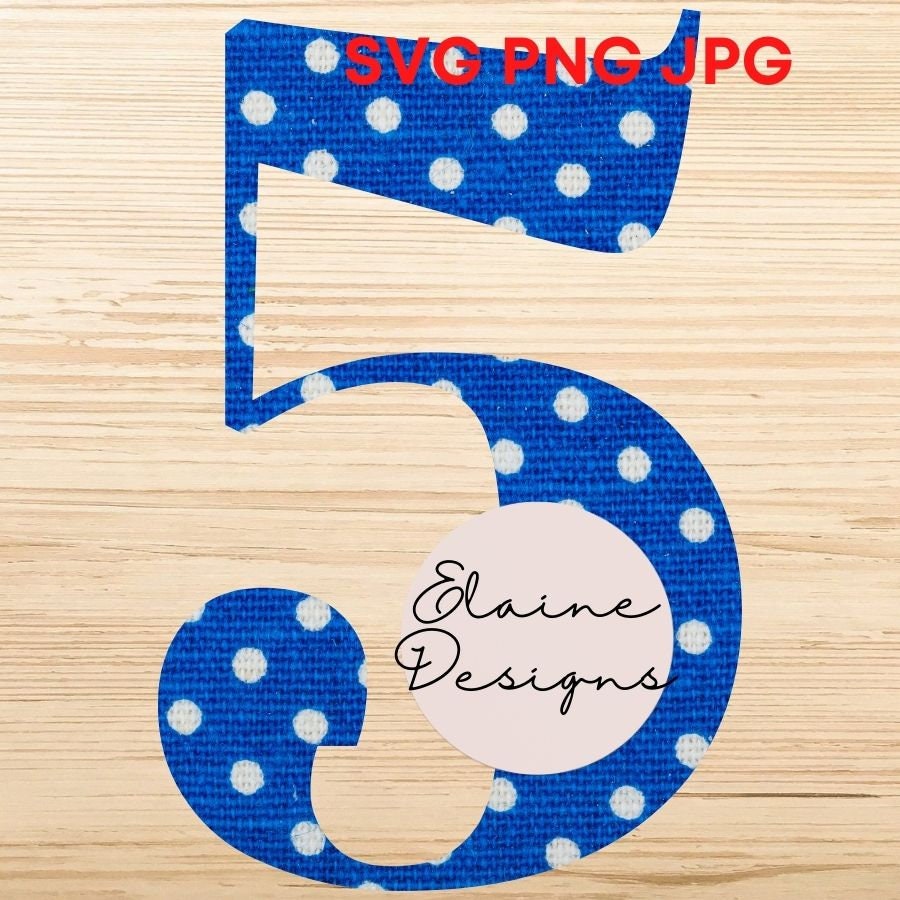 Blue Polka Dot Numbers Blue and White Dots Numbers Wedding Table ...