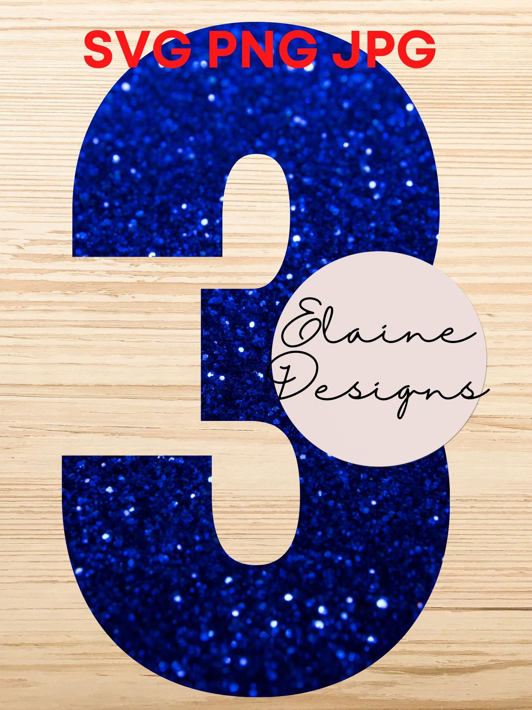 Royal Blue Sparkle Numbers Blue Glitter Numbers Wedding Table Numbers ...