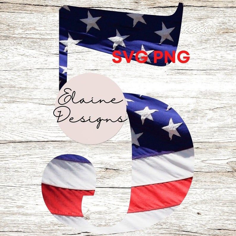 American Flag Numbers Patriotic USA Numbers Red White Blue America ...