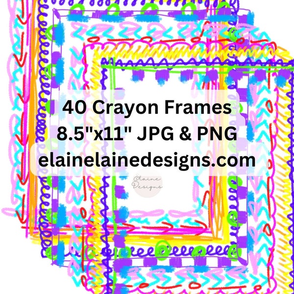 Squiggle Border - Etsy