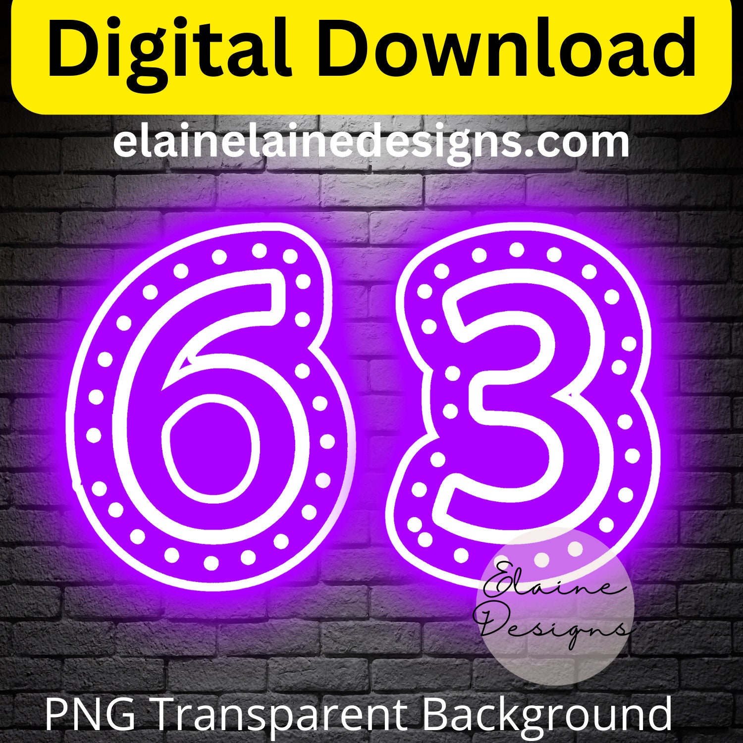 Neon Numbers PNG, Printable Numbers, Neon Numbers, Fluorescent Numbers ...