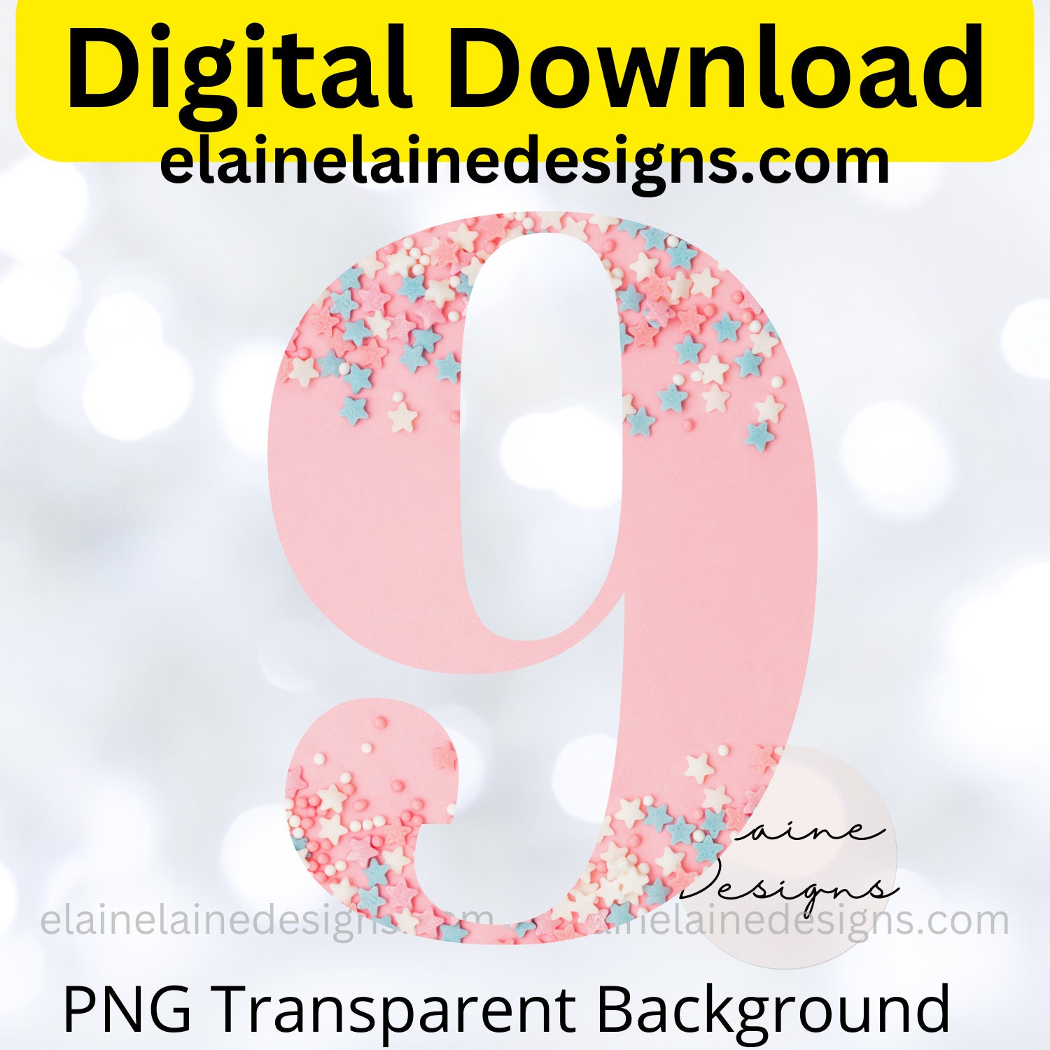 Numbers PNG, Printable Numbers, Sprinkle Numbers, Sprinkles, Sweet ...