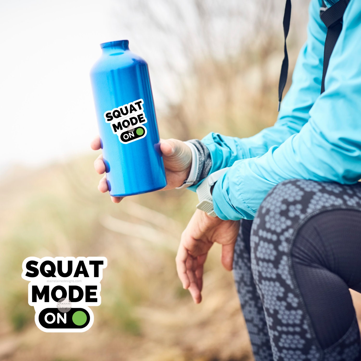 Squat Sticker, Squat Challenge Sticker, Squatting Sticker, Workout ...