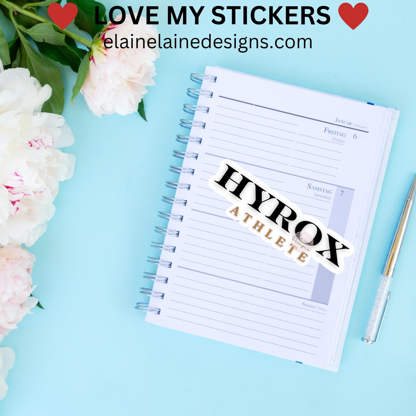 Hyrox Sticker, Hyrox, Running Sticker, 1k at a Time, Crossfit Sticker ...