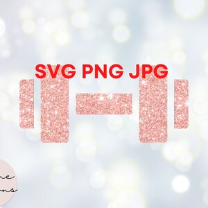 Rose Gold Glitter Dumbbell Workout Rose Gold Dumbell Fitness Crossfit ...