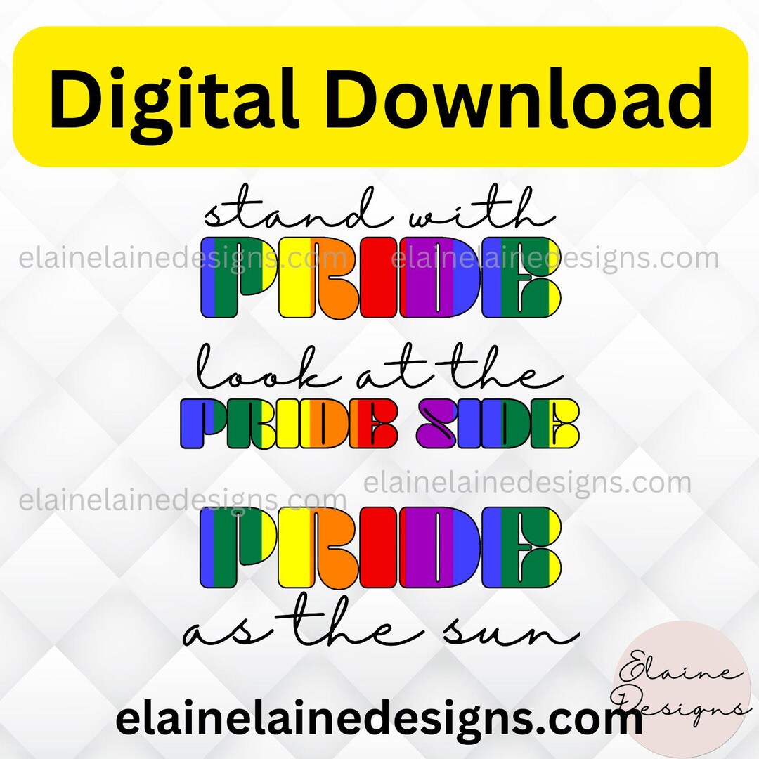 Pride Clipart, Pride Month, Rainbow Pride, Stand With Pride, Look on ...