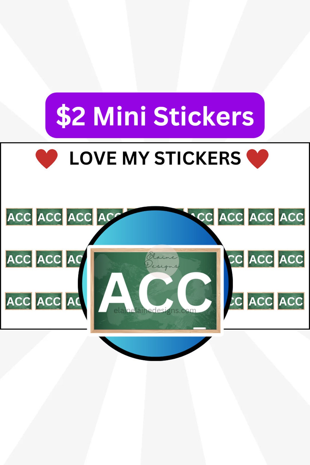 Planner Stickers, School Sticker, Acc Class Stickers, Accounting ...