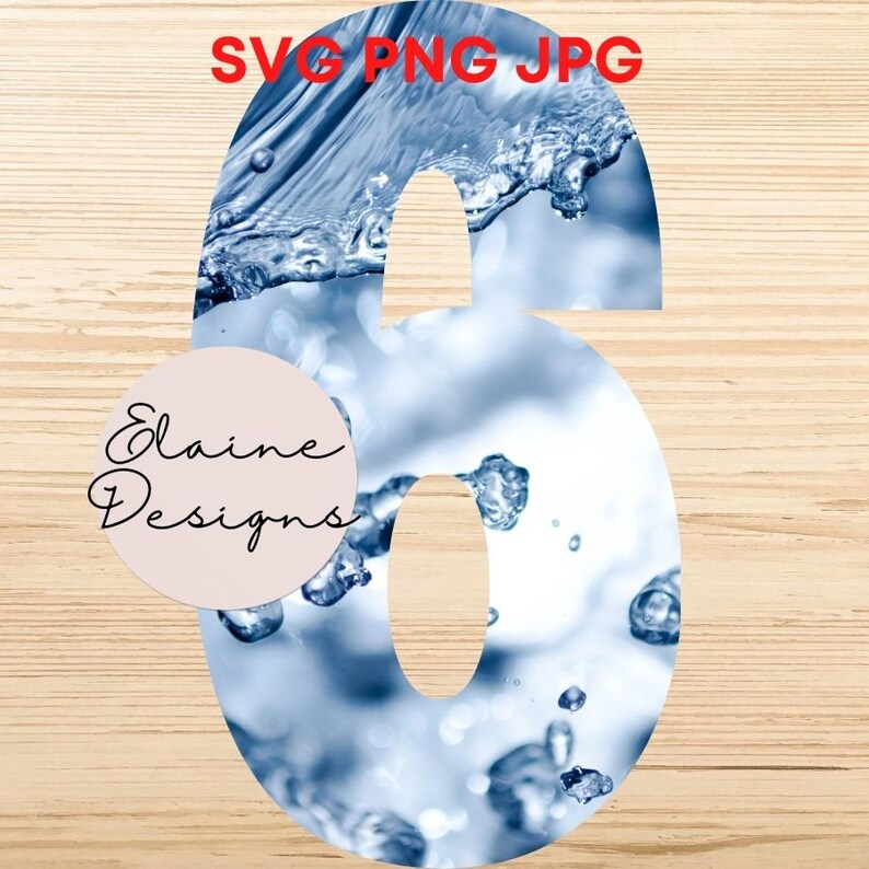 Blue Water Numbers Wave Numbers Water Surfing Clear Bubbles Beach ...