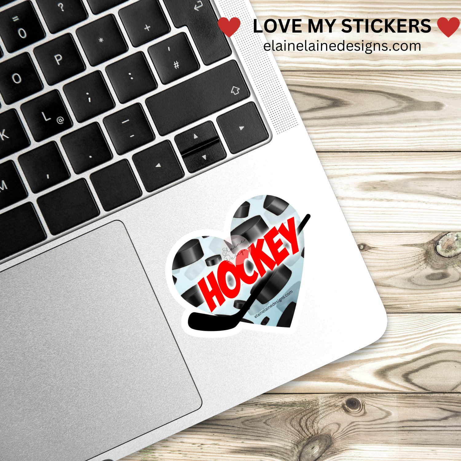 Hockey Sticker Hockey Stick Sticker Love Hockey Sticker - Etsy