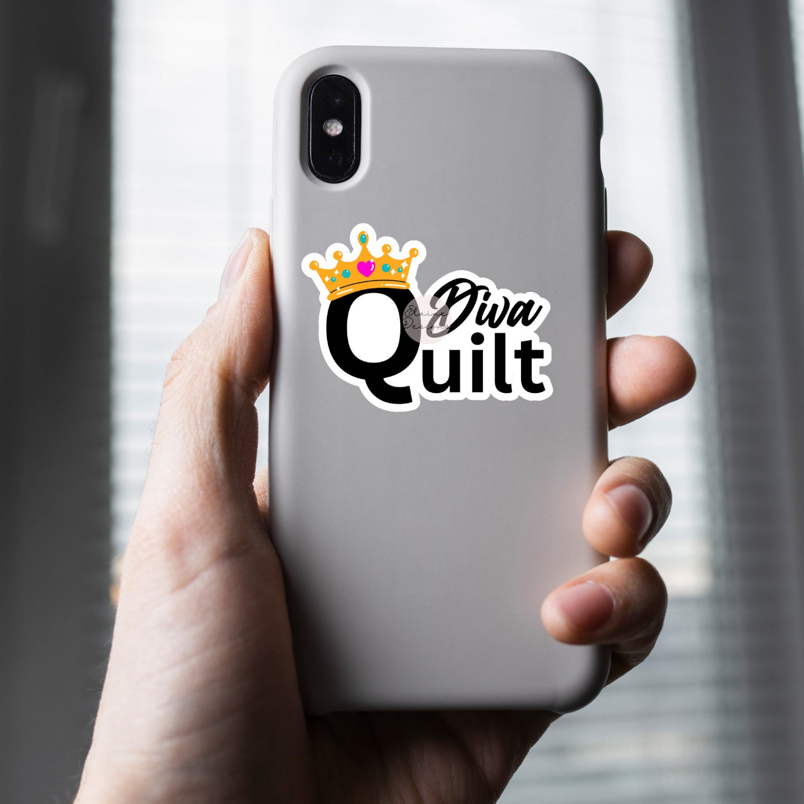 Quilt Diva Sticker, Quilting Diva Sticker, Quilt Queen Sticker, Quilt ...