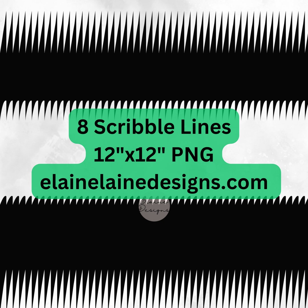 Line Pattern Background Digital Paper Squiggly Lines Repeated Stripe ...
