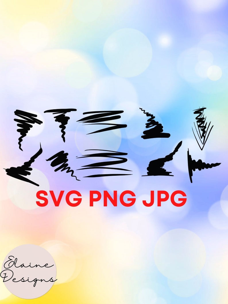 Squiggly Lines Wavy Lines Handrawn Lines Zig Zag Scribbles Scribble ...