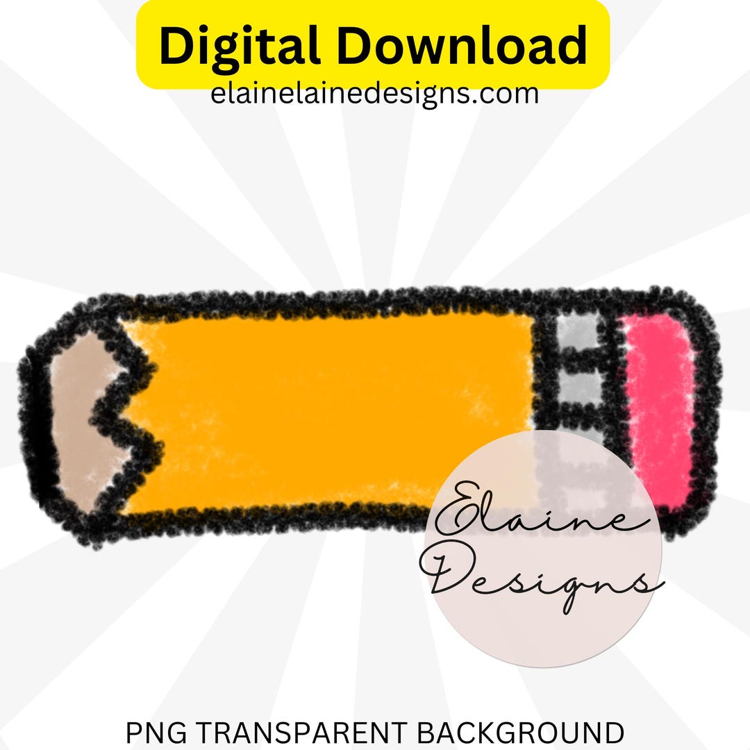 Dull Pencil Clipart – Crayon HB Pencil PNG – Teacher Sticker, Sad ...