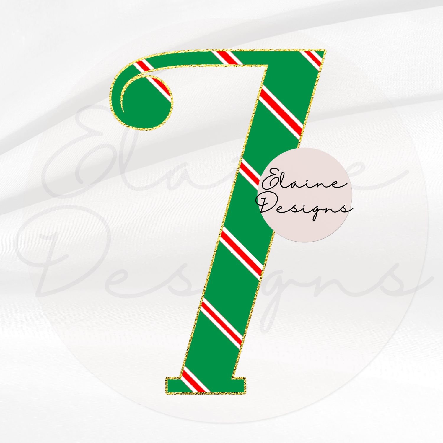 Christmas Numbers Green Numbers Green Sparkly Table Numbers Party ...