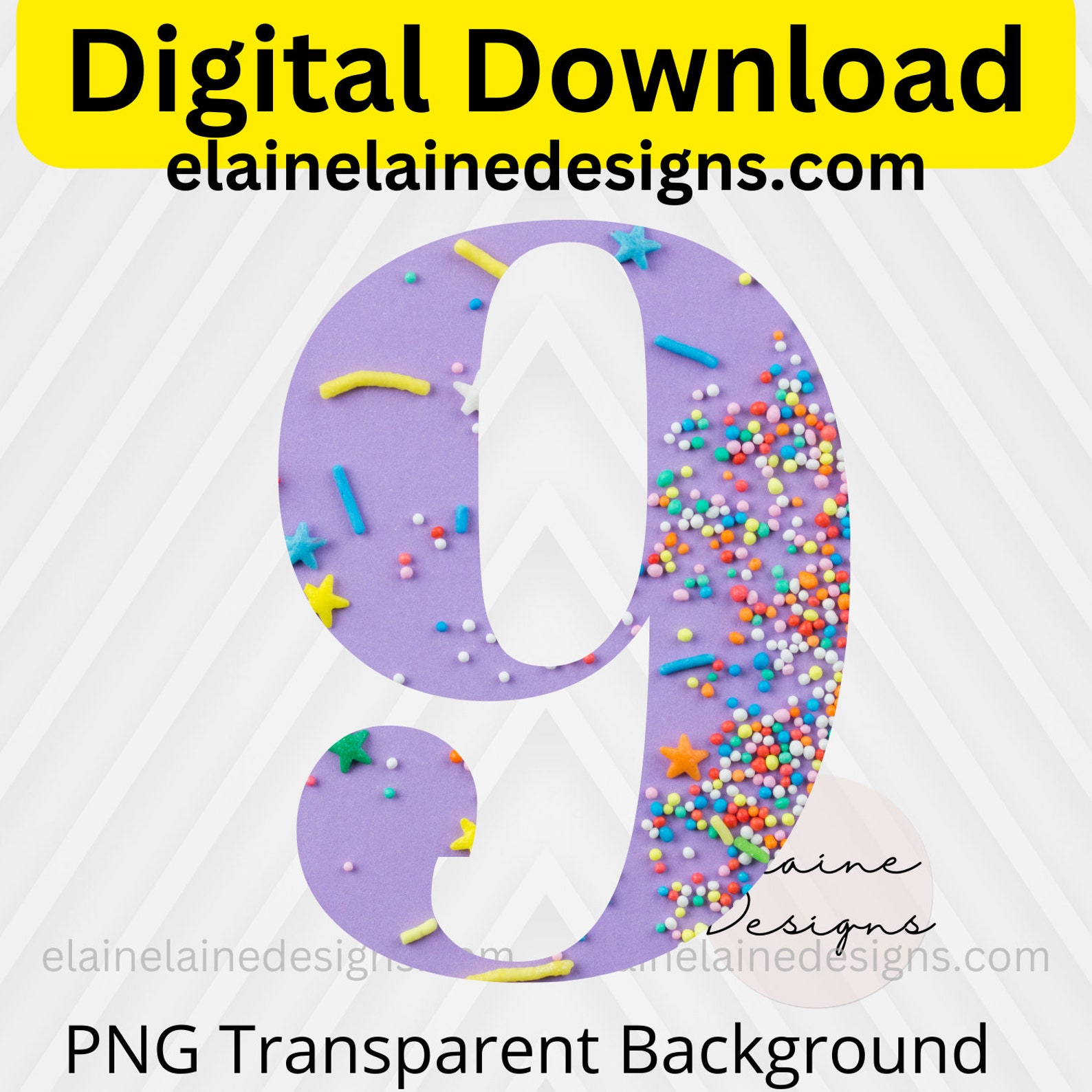 Numbers PNG, Printable Numbers, Sprinkle Numbers, Sprinkles, Sweet ...