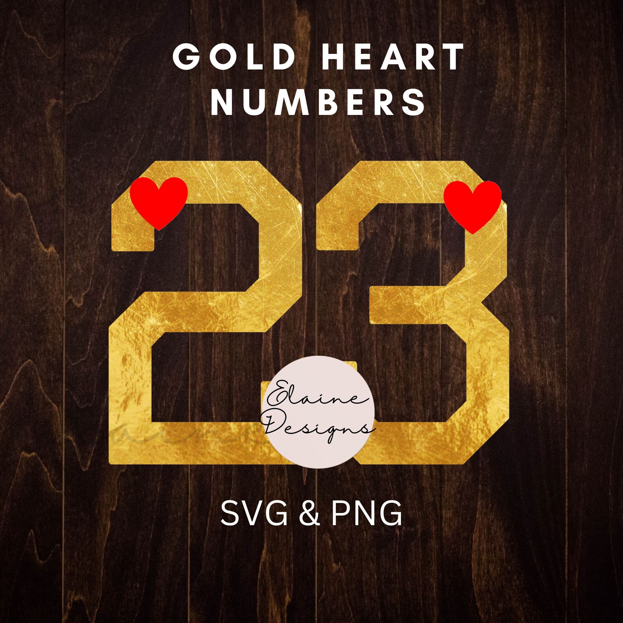 Heart Numbers Png Valentine Heart Numbers Svg Gold Numbers Red Love ...