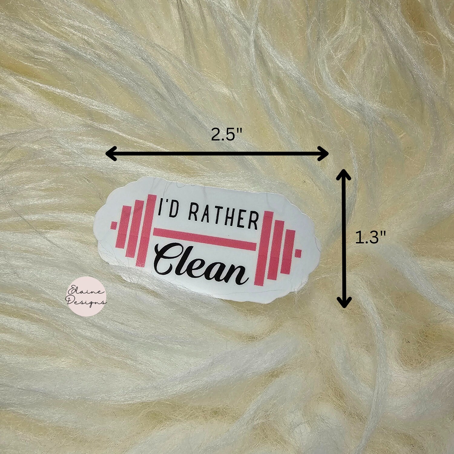 Crossfit Stickers Workout Stickers I'd Rather Clean, Gym Stickers ...