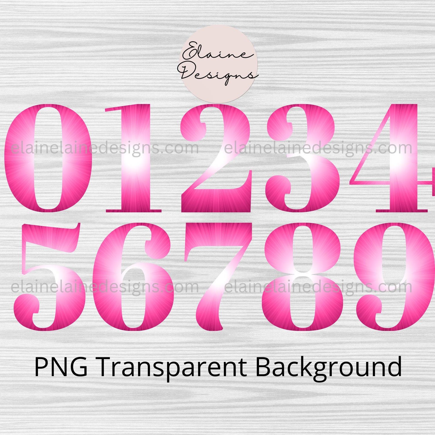 Pink Numbers Pink Numbers Wedding Table Numbers Birthday Party Numbers ...