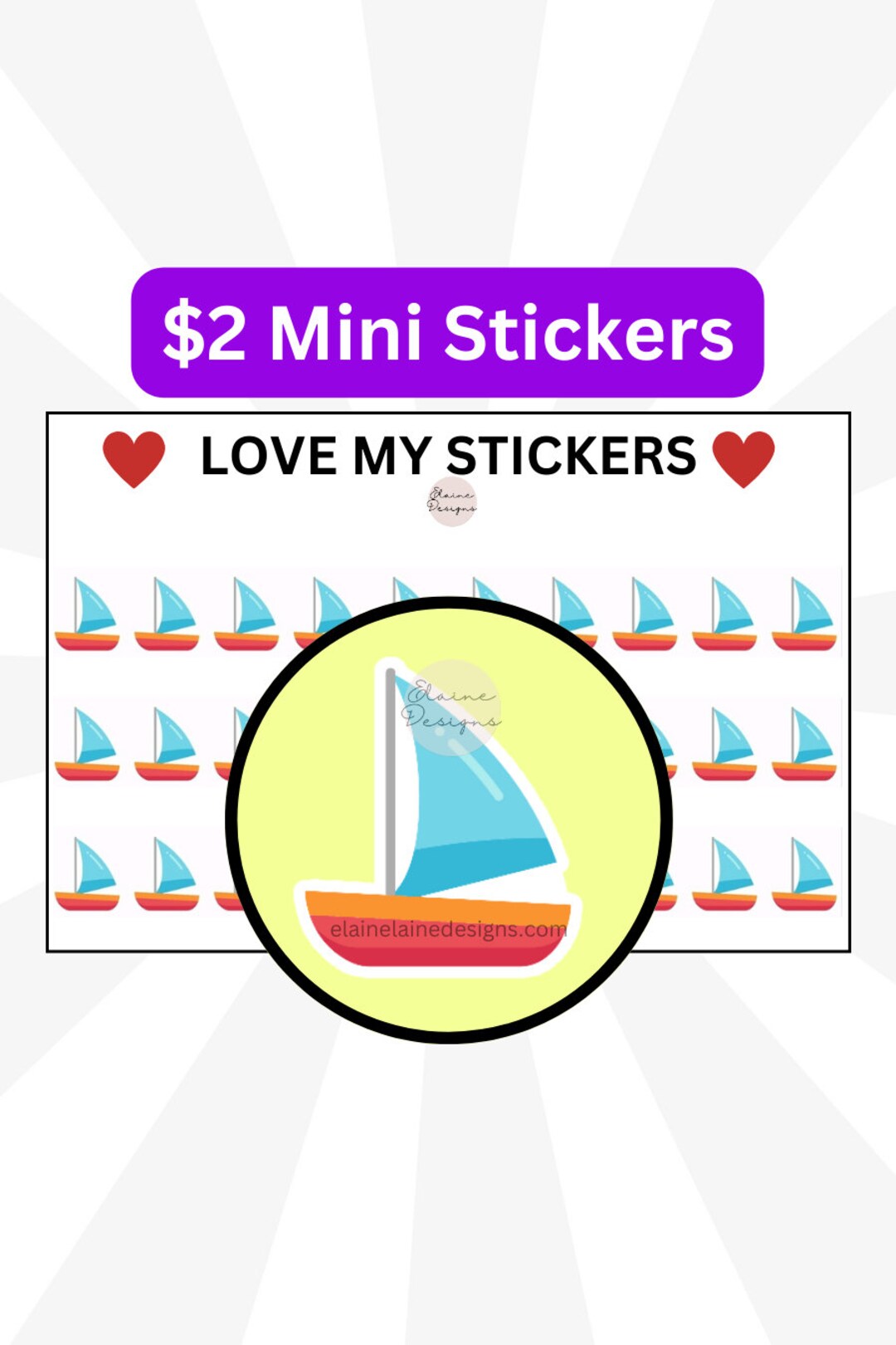 Planner Stickers, Icon Stickers, Sailing, Sail Boat, Boating, Adventure ...