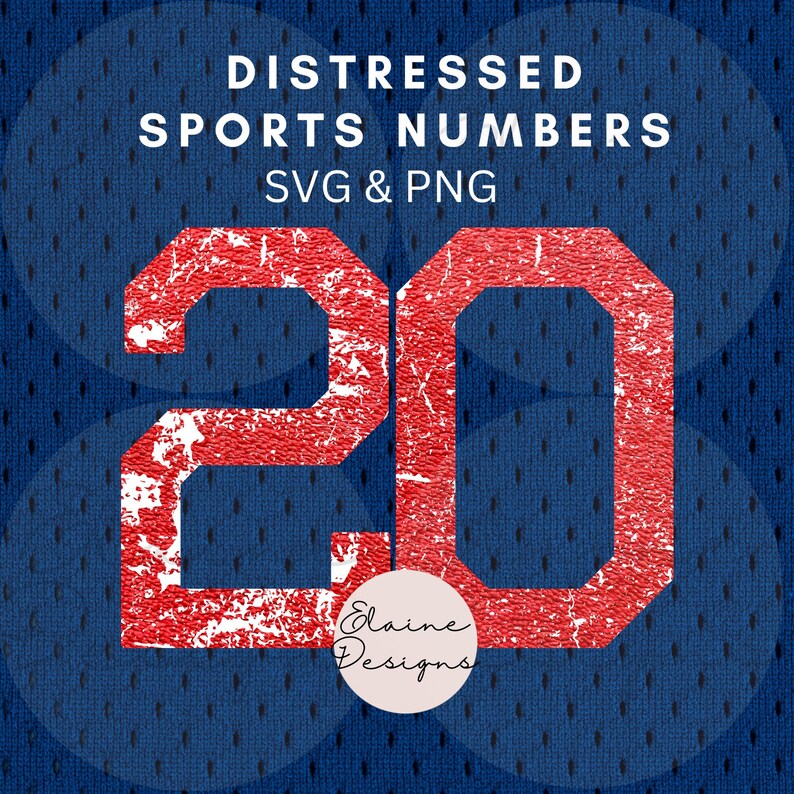 Distressed Font, Varsity Numbers, Red Numbers, Sports Numbers, Grunge ...