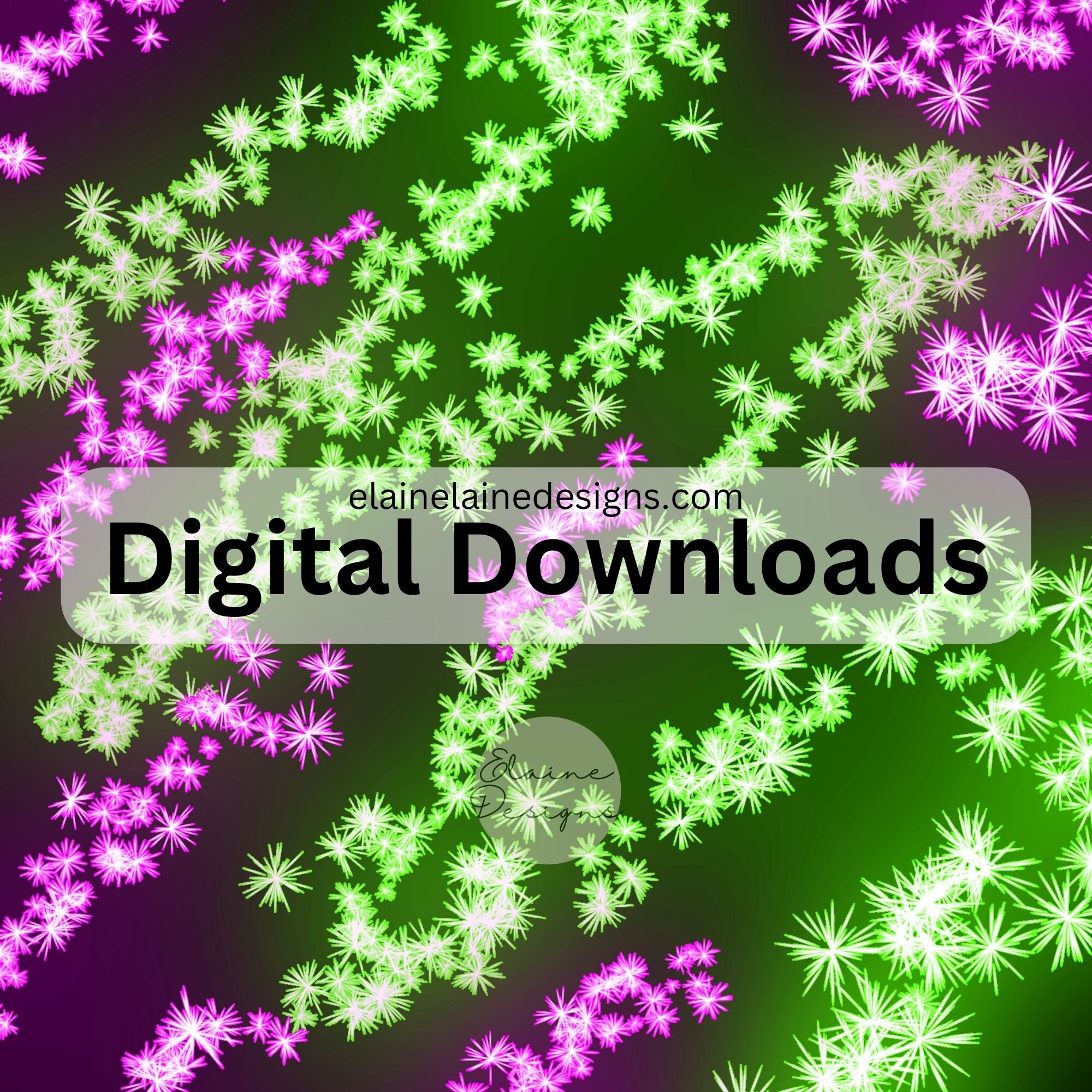 Neon Background, Glowing Background, Digital Paper, Neon Digital ...