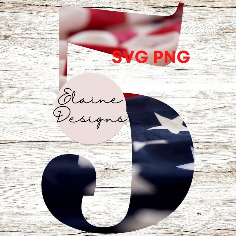 American Flag Numbers Patriotic USA Numbers Red White Blue America ...