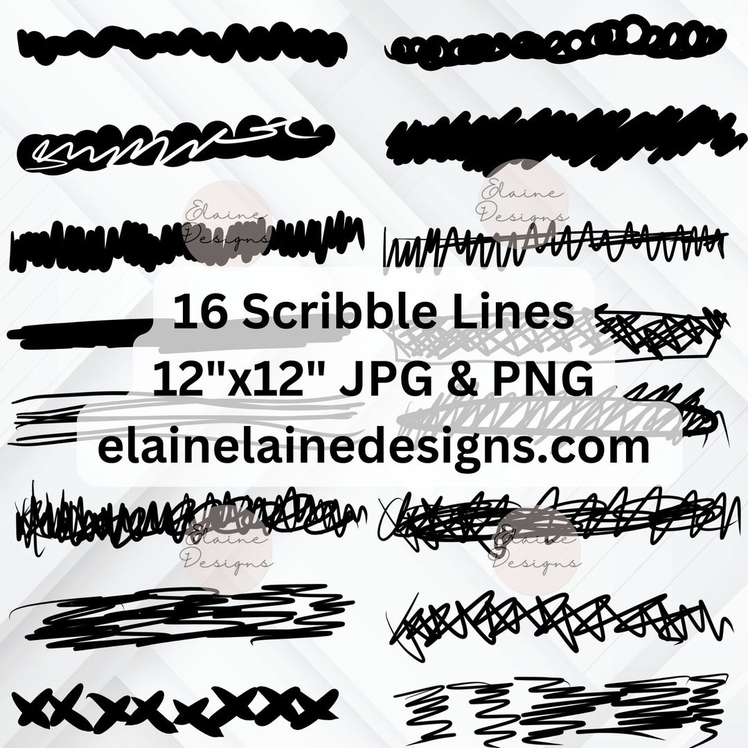 Hand Drawn Underlines Handdrawn Cross Out Line Mark Out Lines Wrong ...