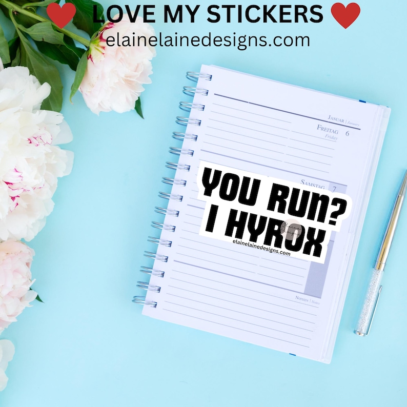 Hyrox Sticker, High Performance Sticker, Hyrox, Endurance Sticker, 1k ...