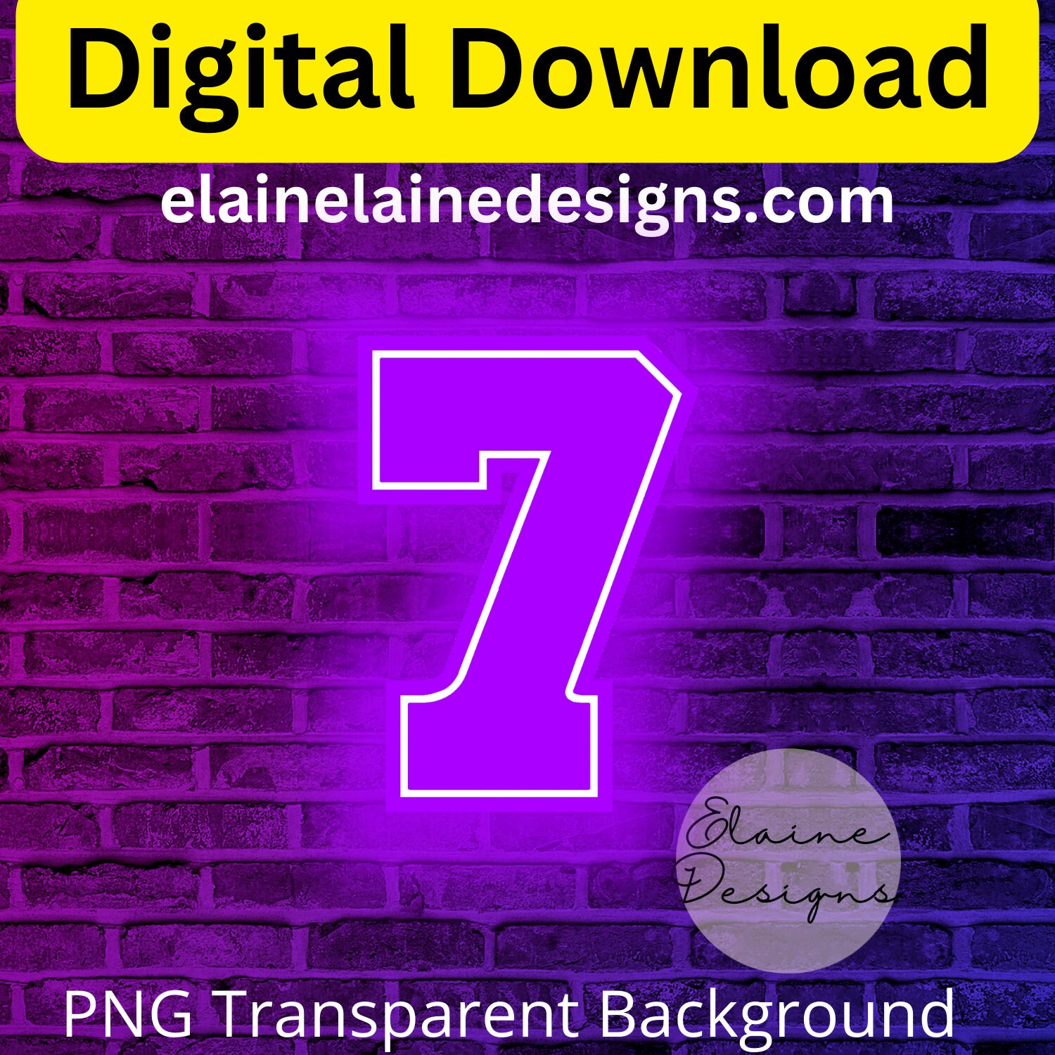 Neon Numbers PNG, Printable Numbers, Neon Numbers, Fluorescent Numbers ...