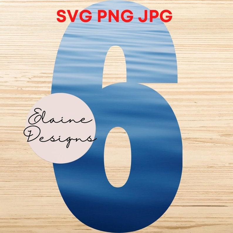 Blue Water Numbers Ocean Numbers Lake Water Calm Clear Beach Birthday ...