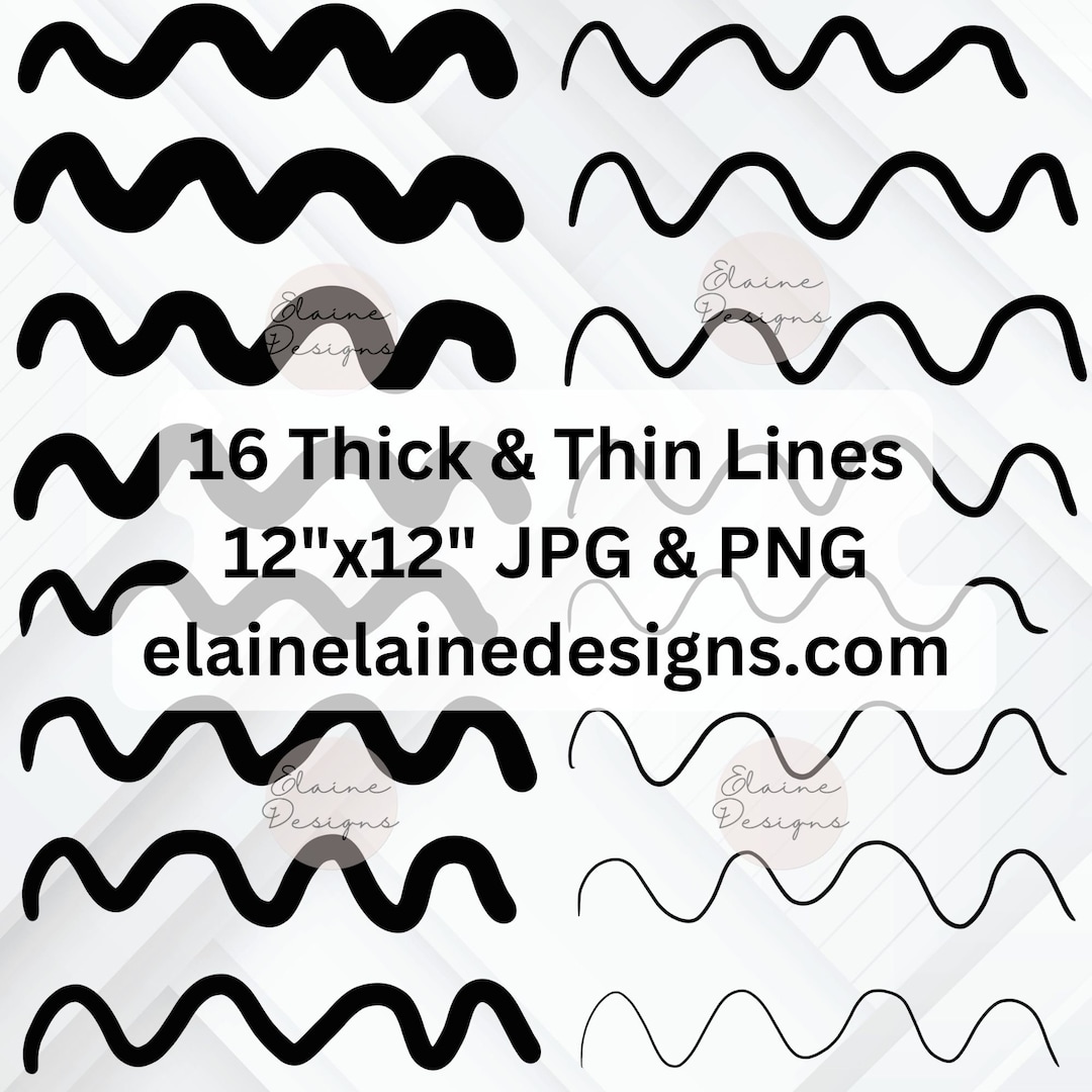 Hand Drawn Underlines, Lines, Line Vectors, Wavy Lines, Curly Lines ...