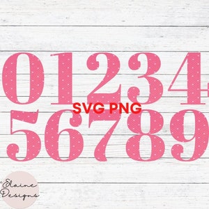 Red Heart Numbers Valentines Day Numbers Red Love Lovers Numbers Sweet ...