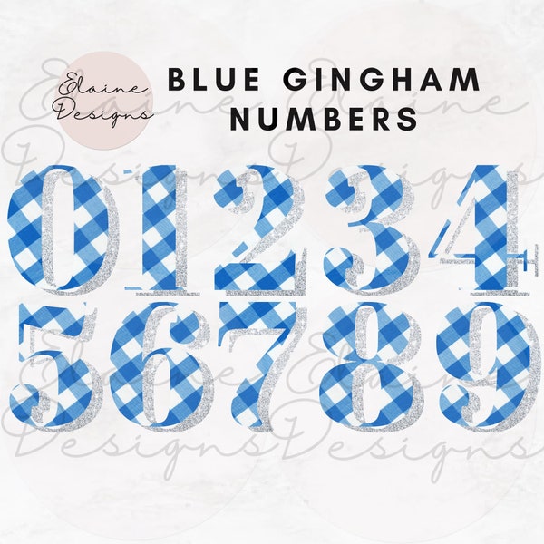 Royal Blue and Silver Table Numbers - Etsy