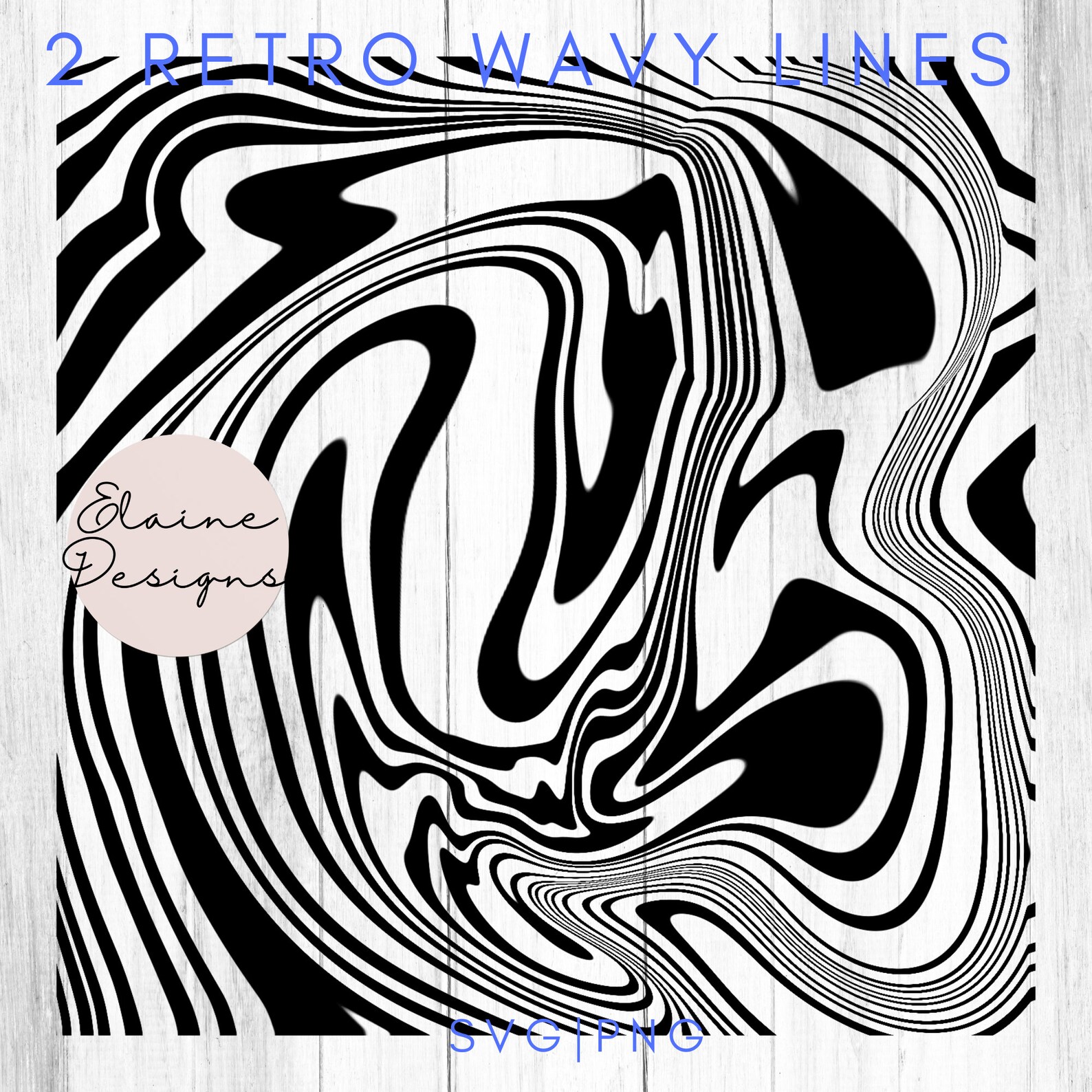 Lines Svg Retro Wavy Lines Png 60s Hippy Designs Svg Stickers 90s ...